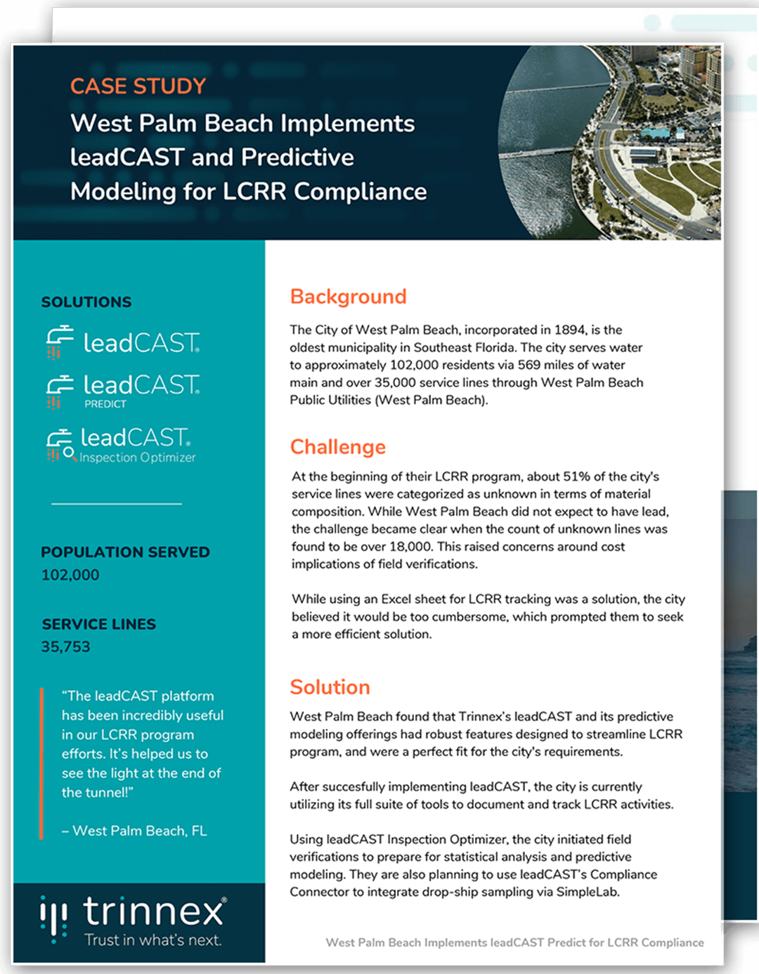 leadCAST - Service Line Data Management Software